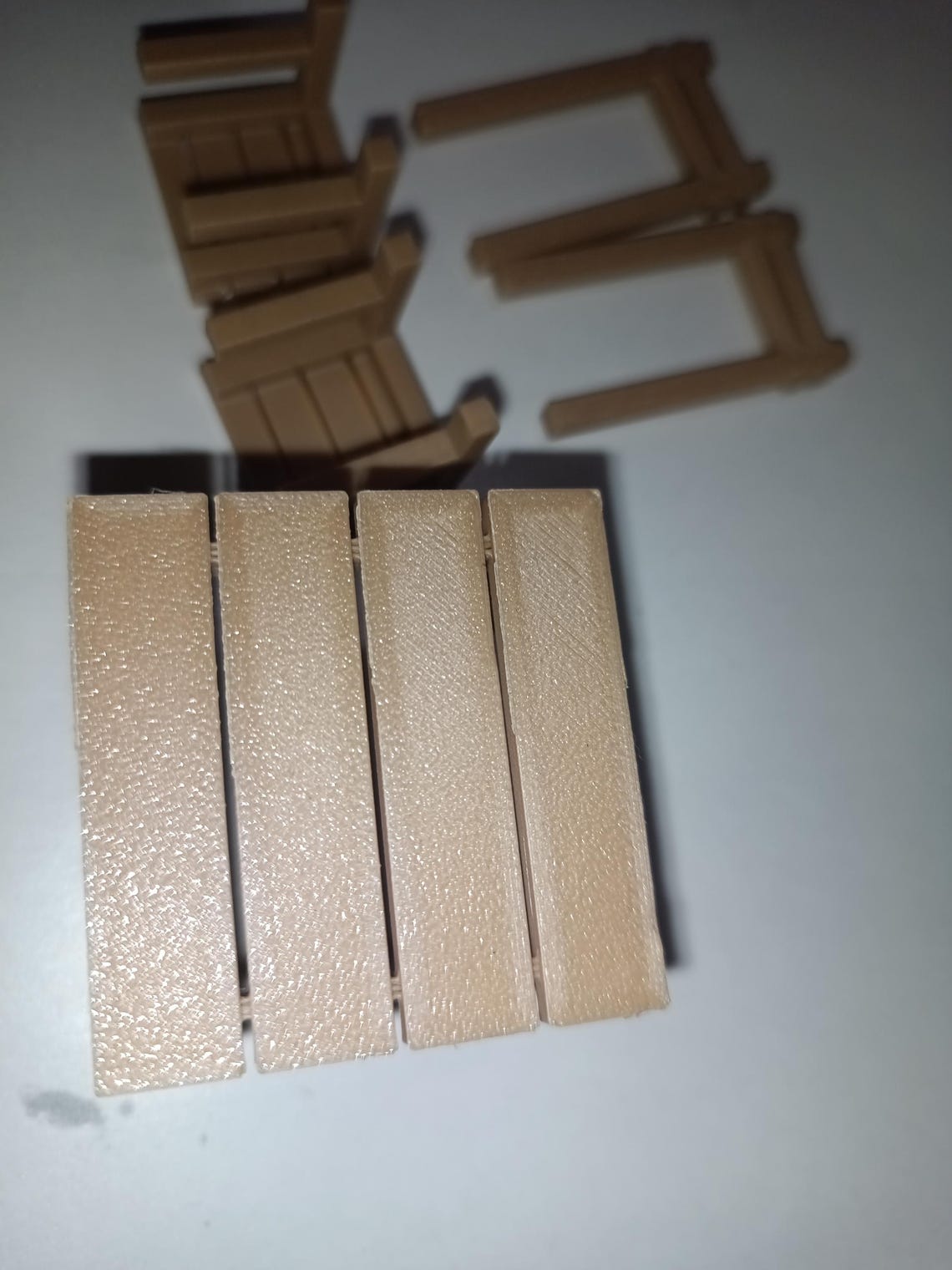 28mm WOOD Pla Table Chairs Set Terrain RPG Tavern Miniatures Minis DND ...