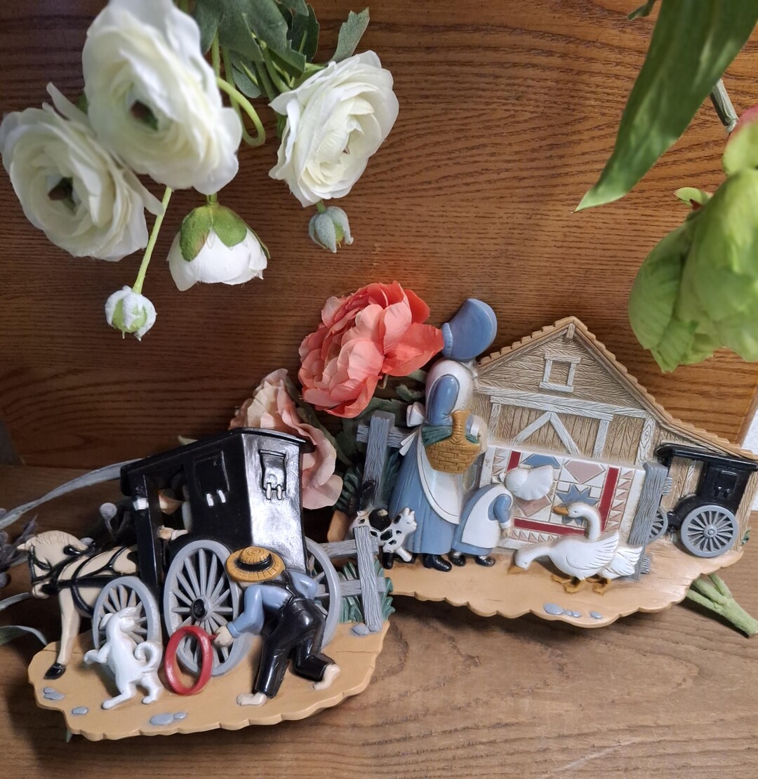 Burwood Amish Wall Decor Plaques - Etsy