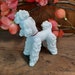 Vintage Chalkware Poodle Figurine, Miniature Dog Sculpture - Etsy