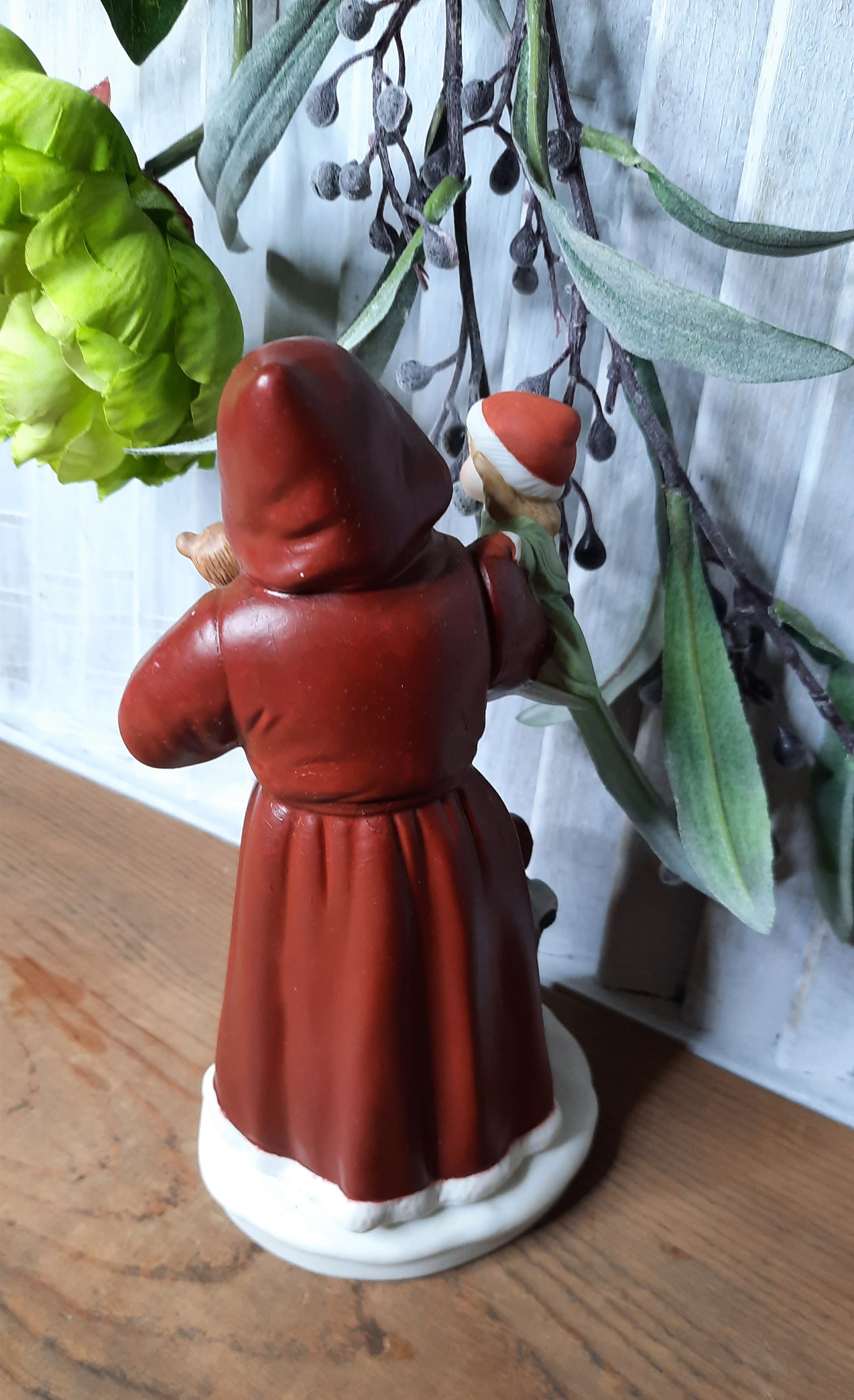 Porcelain Santa Figurine - Etsy