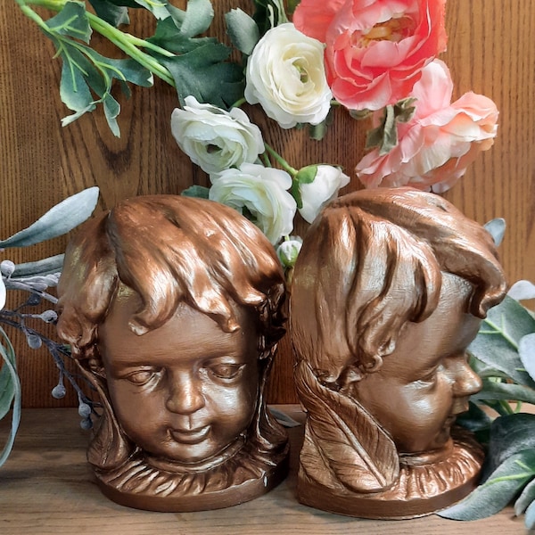 Cherub Bookends - Etsy