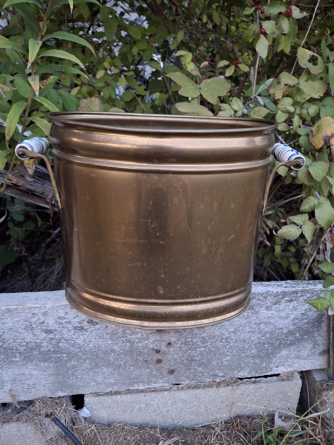 Vintage Oval Copper Pot - Etsy