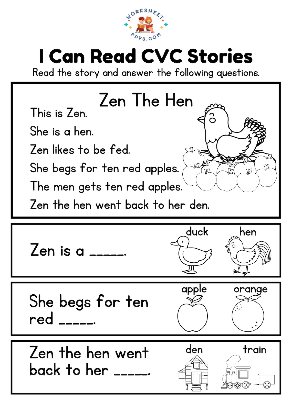 CVC Stories for Kids: Engaging Early Literacy Adventures - Etsy