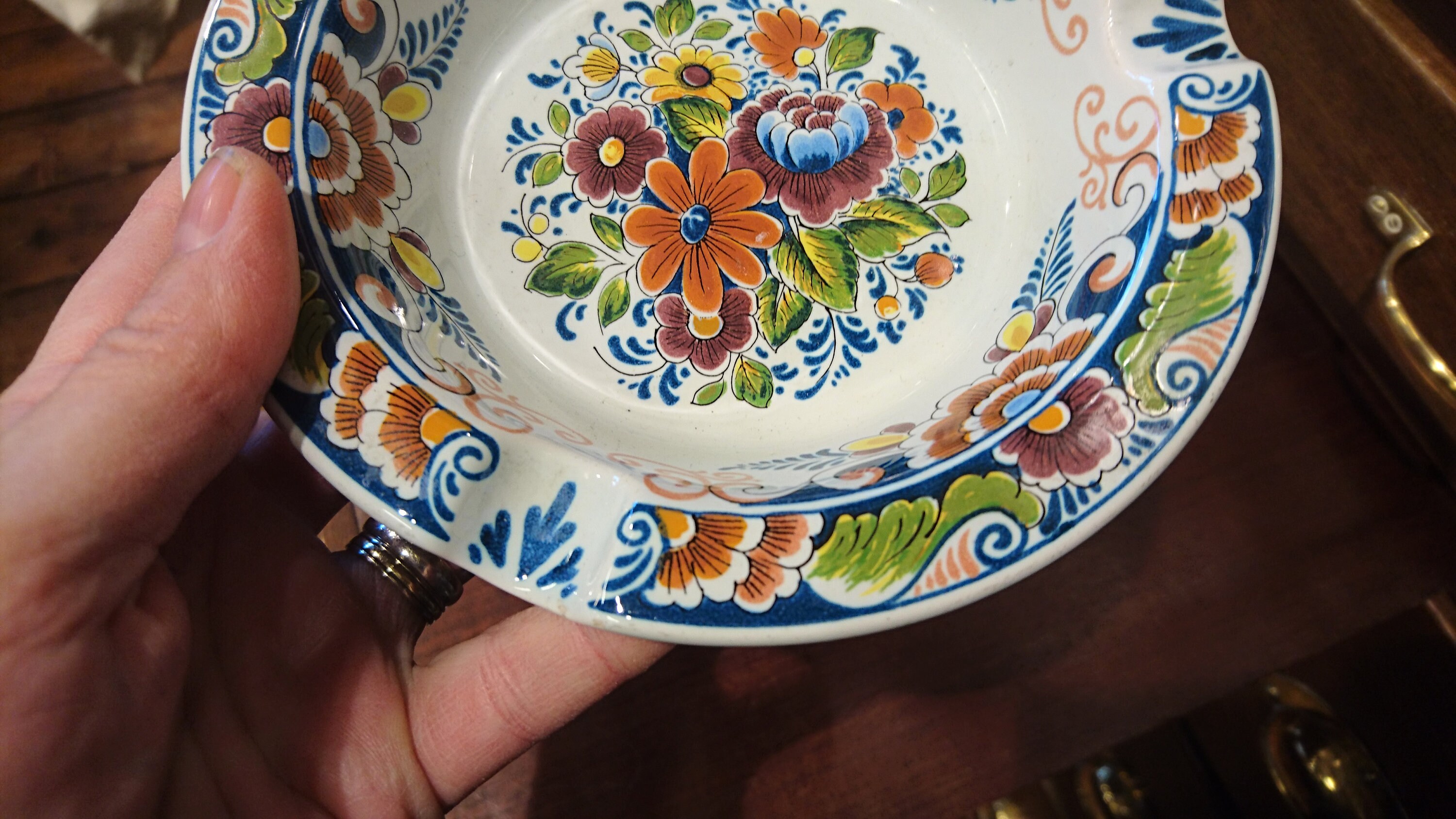 Dutch Delft Ashtray Dutch Ashtray Dutch Earthenware Delft - Etsy