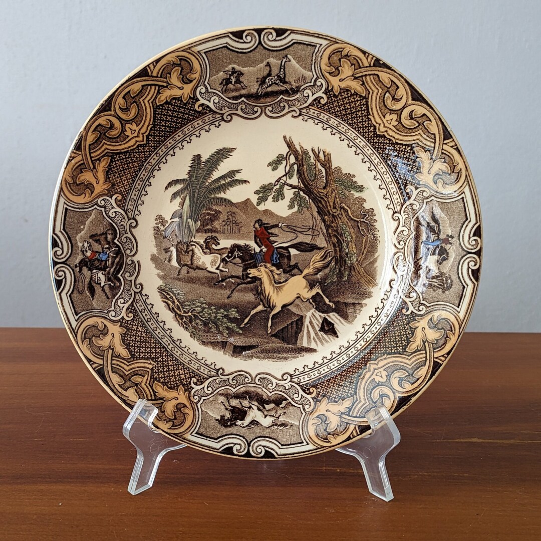 Petrus Regout Lasso Lasso Wall Hanging Dutch Plate Dutch - Etsy