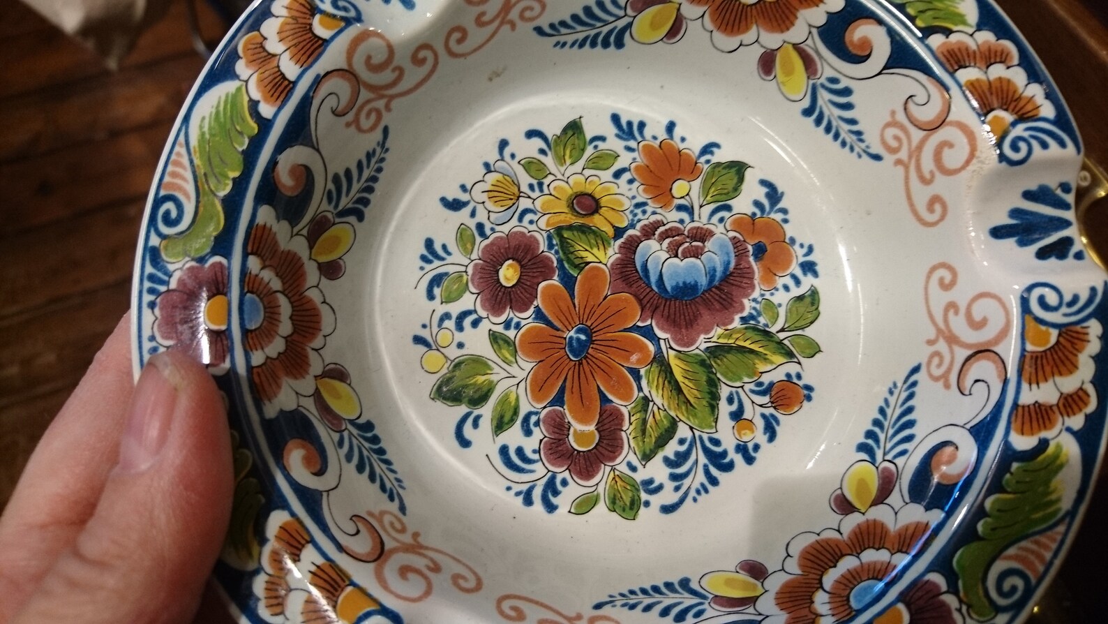 Dutch Delft Ashtray Dutch Ashtray Dutch Earthenware Delft - Etsy