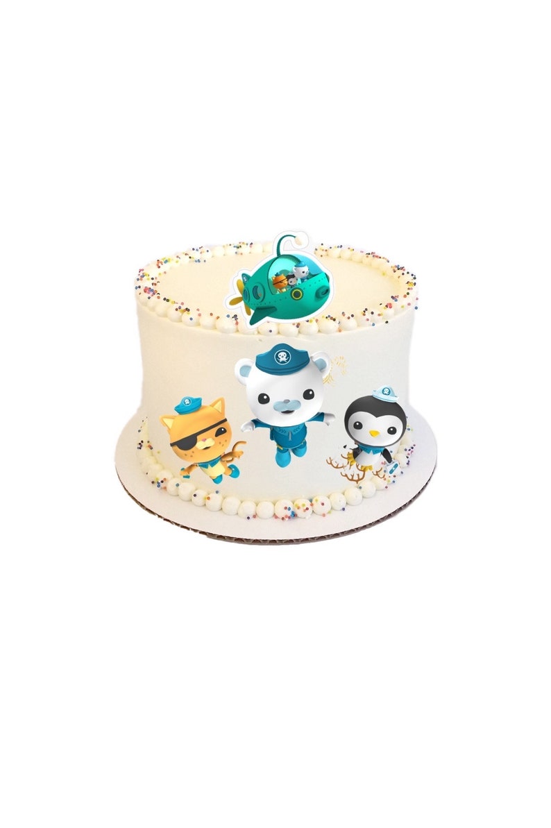 Octonauts Cake Topper Edible Octonauts Cake - Etsy