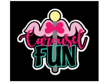 Carousel Scrapbook Paper | Etsy