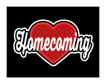 Homecoming Scrapbook Stickers | Etsy