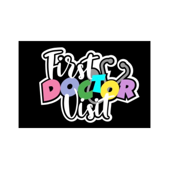 First Doctor Visit Scrapbook Title Premade Paper Piece | Etsy