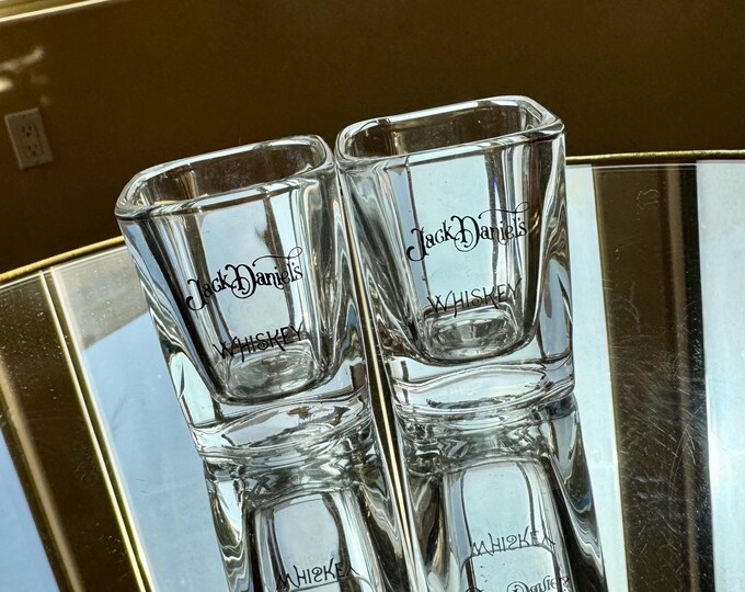 Vintage Jack Daniels Shot Glasses , Whiskey Gift Idea, Jack Daniels ...