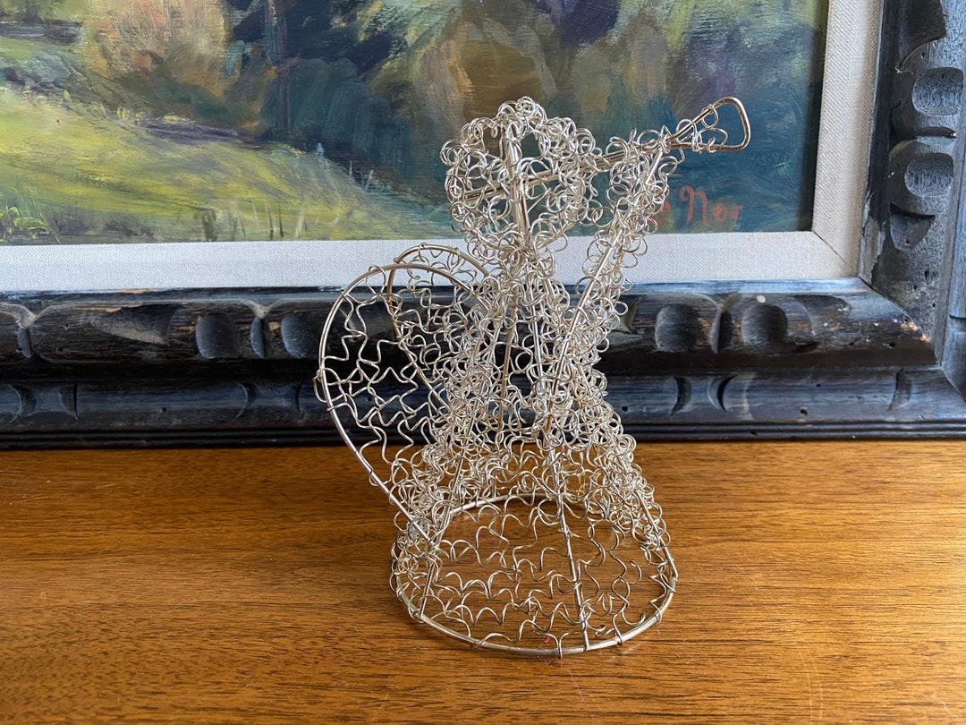 Vintage Angel, French Wire Angel, Christmas Mantle Decor - Etsy