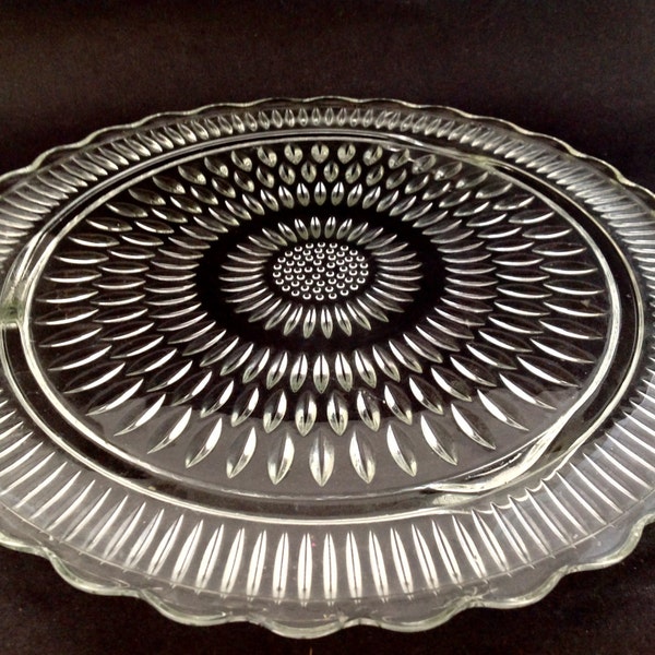 Glass Cake Plate - Etsy