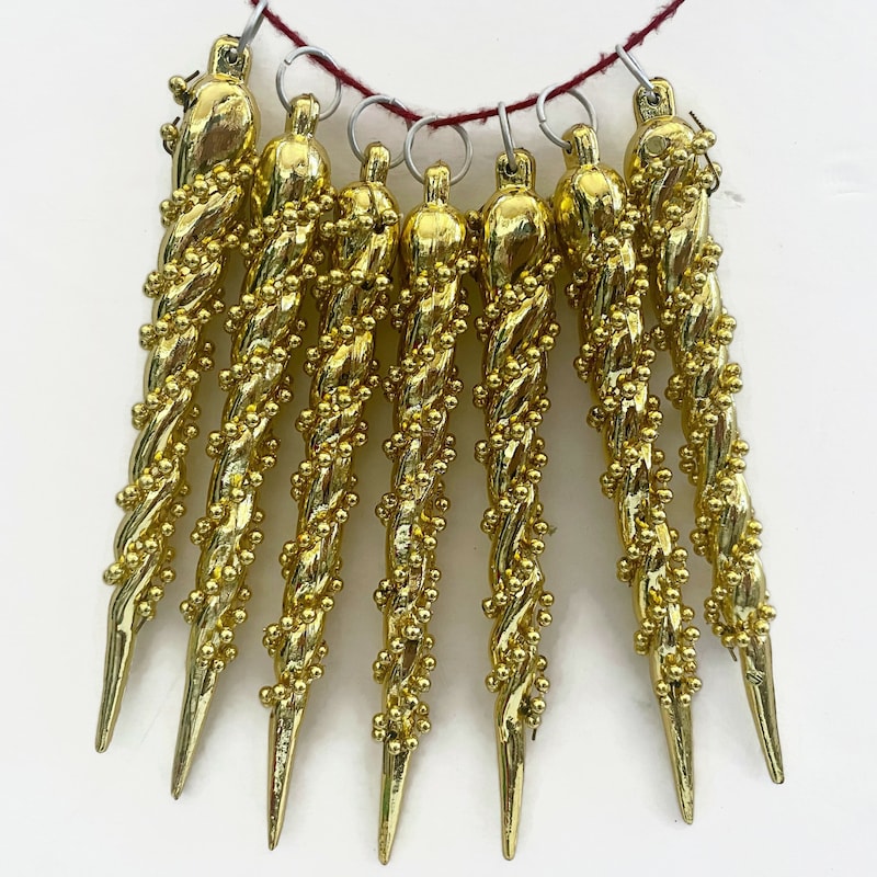 Icicle Ornaments - Etsy