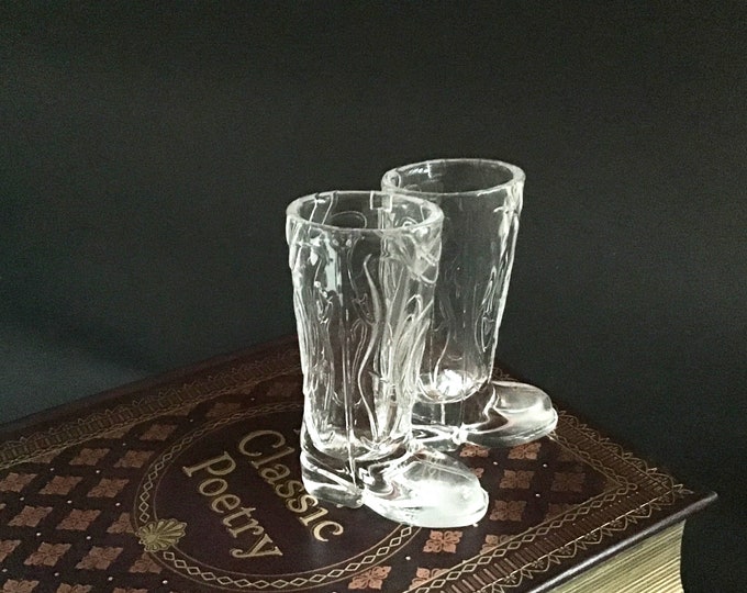 Vintage Texas Jigger, Cowboy Boot Shot Glasses, Boot Shot Glasses ...