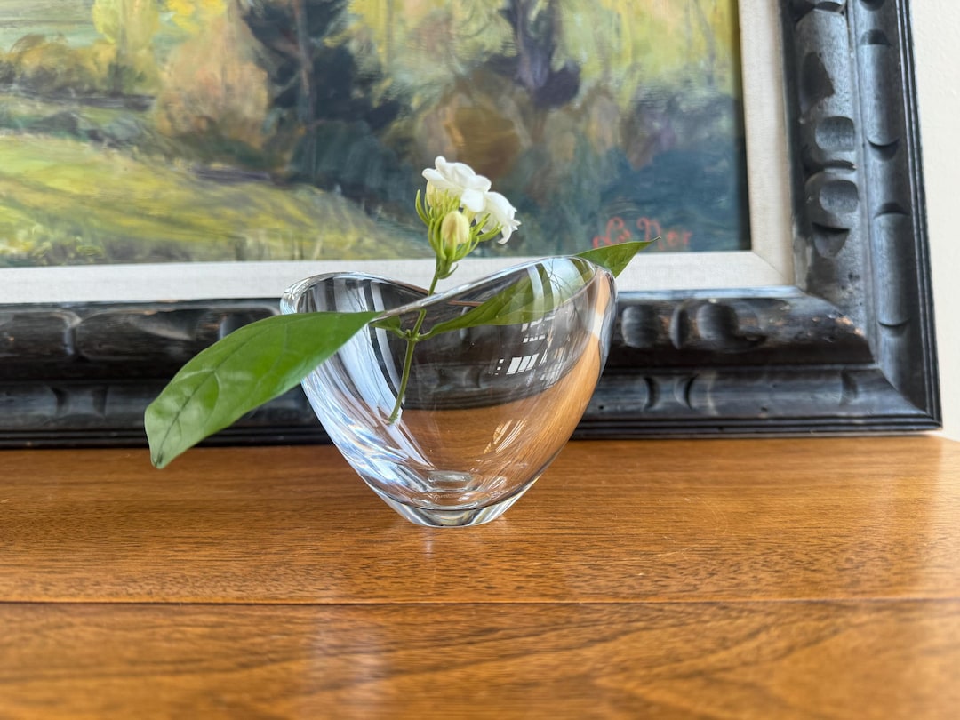 Vintage Nambe Crystal Butterfly Bowl, Butterfly Gift - Crystal Trinket ...