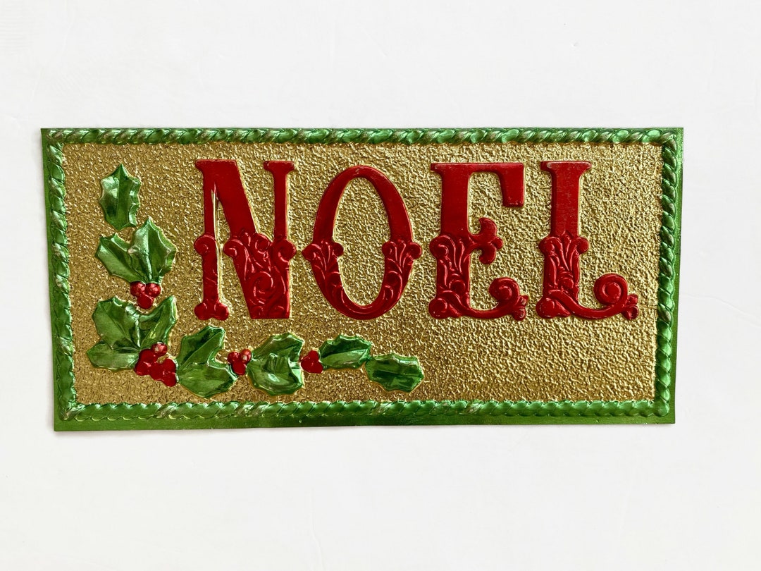 Vintage NOEL Sign, Christmas Decor, Mantel Decor, Christmas Wall Decor ...