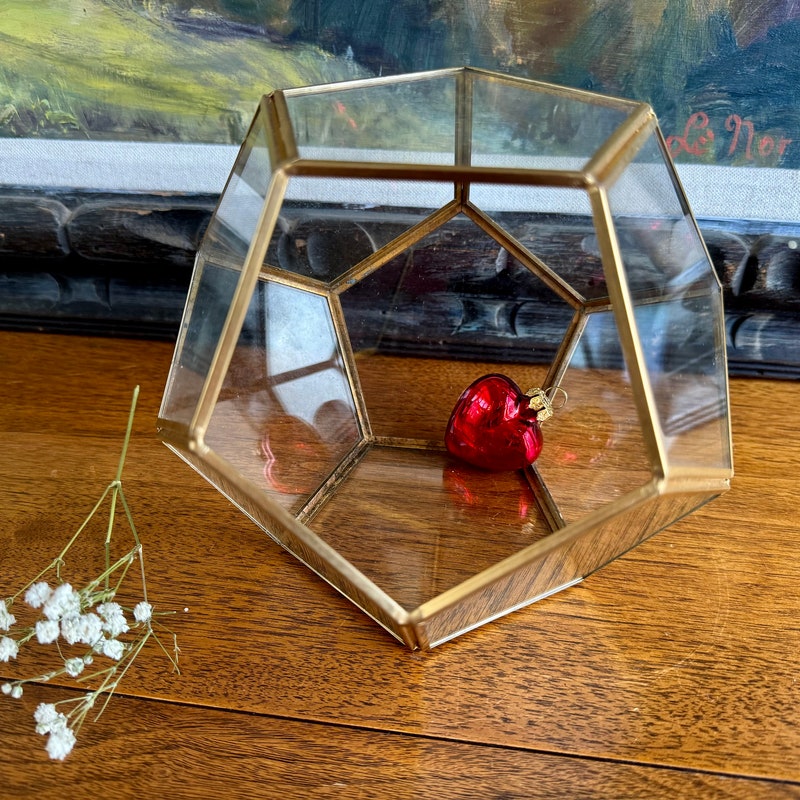 Large Glass Terrarium - Etsy