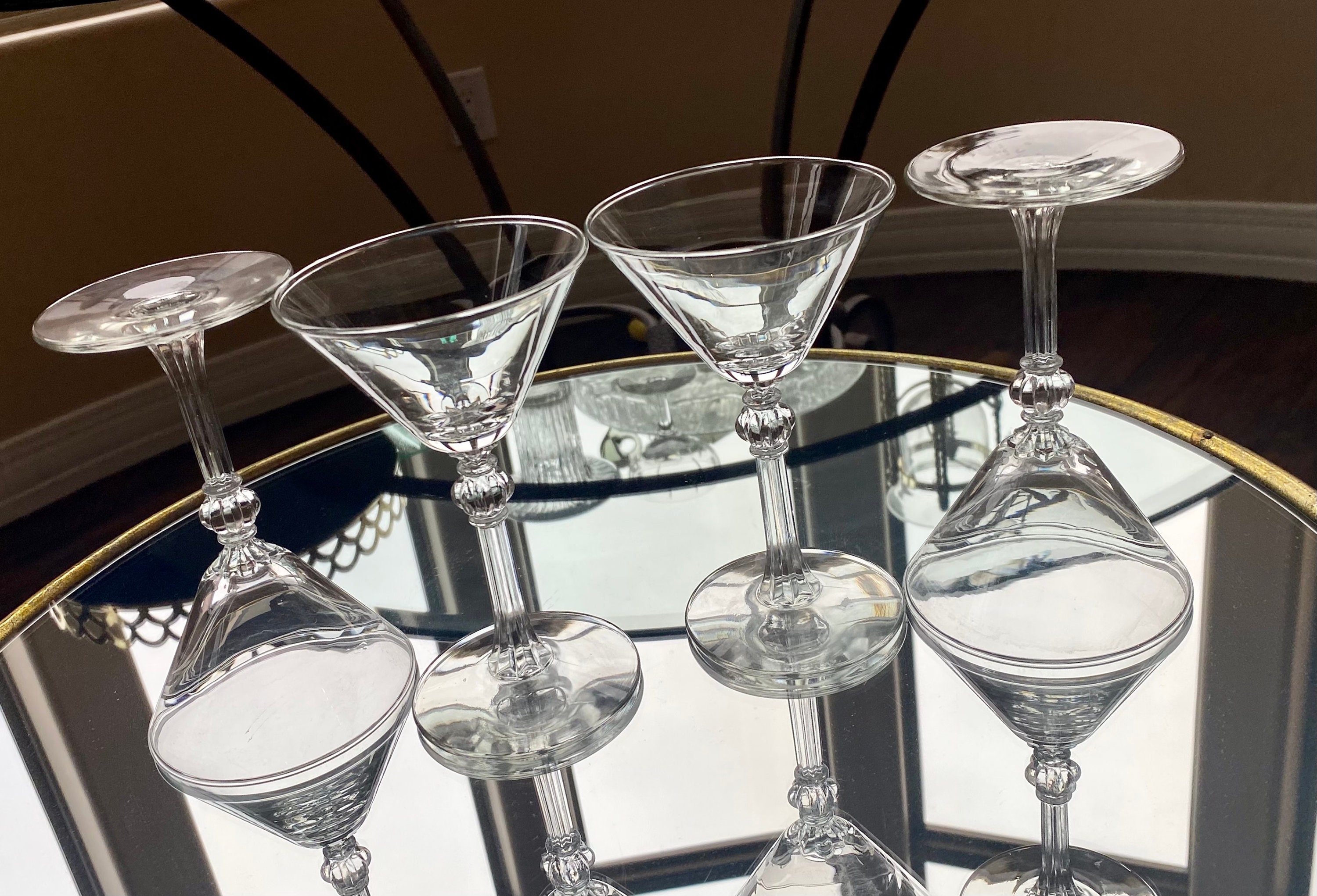 Vintage Art Deco Liqueur Cocktail Glasses Libbey Rock Sharpe Etsy