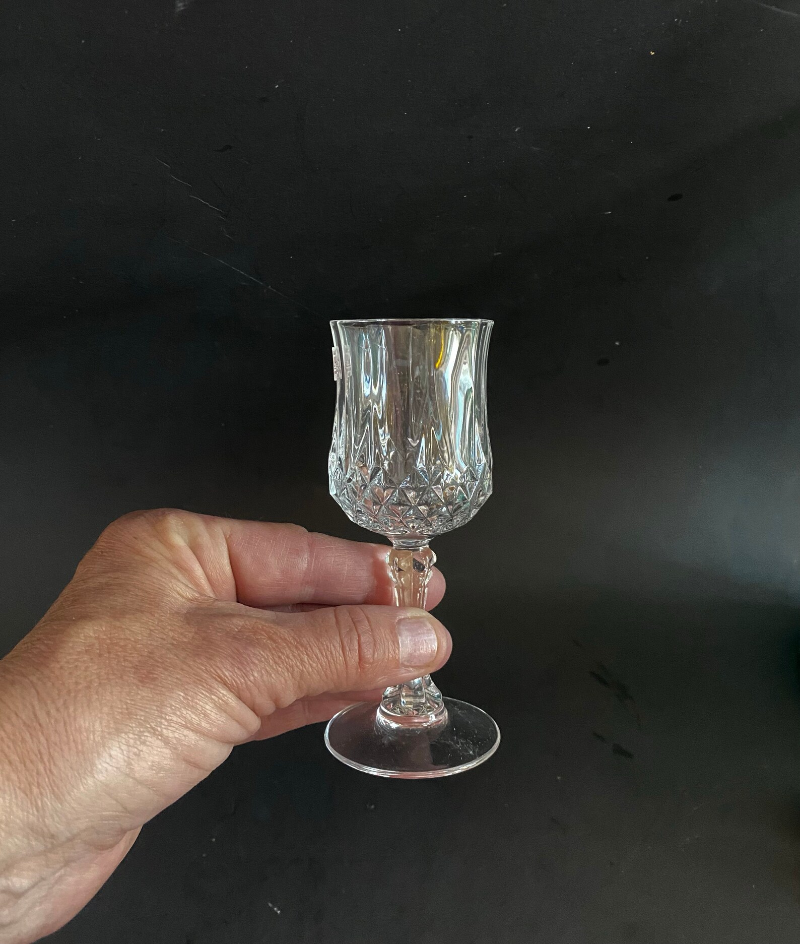 Vintage Crystal Shot Glasses Long Stem Shot Glasses Liqueur Etsy