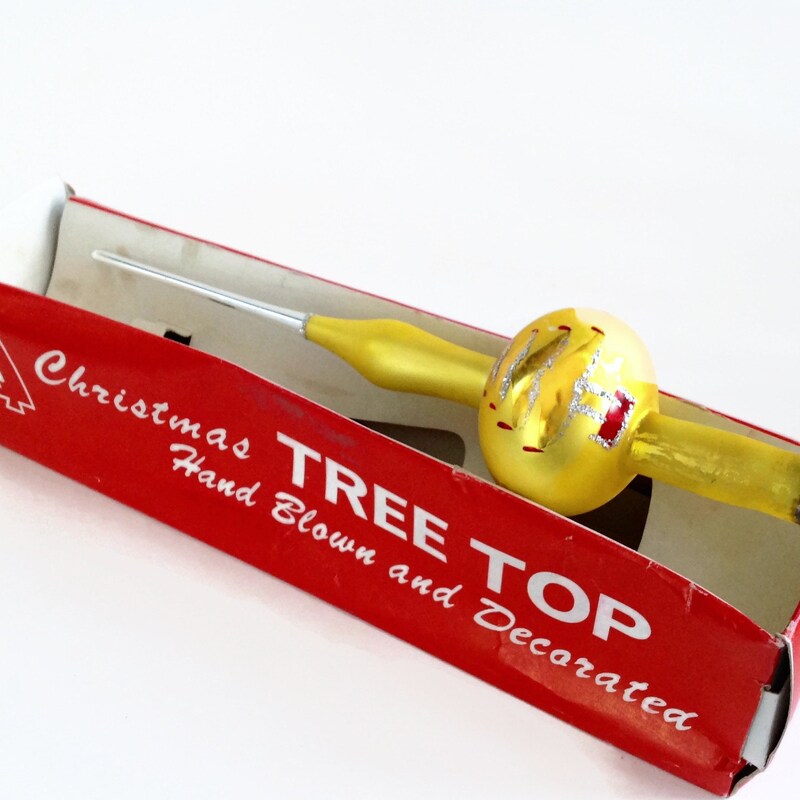 Vintage Tree Topper - Etsy