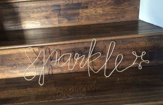 Vintage Sparkle Sign Wall Plaque Gold Sparkle Sign Sparkle - Etsy