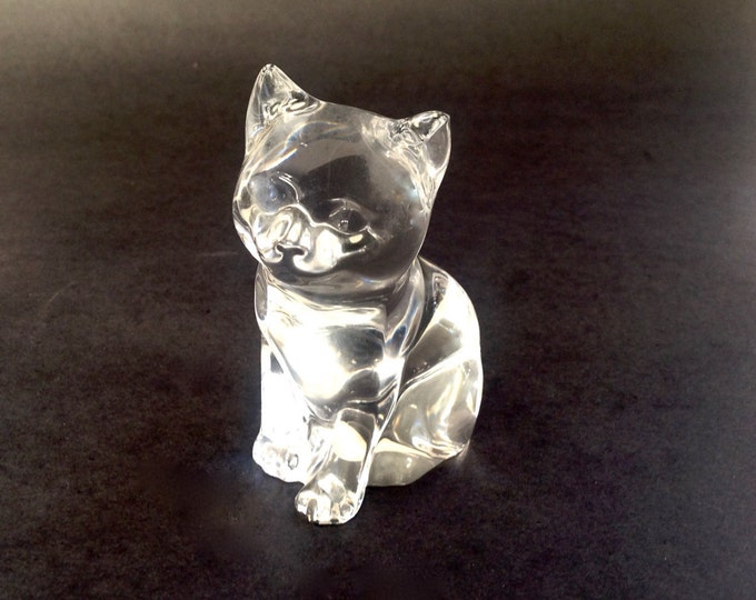Vintage Crystal Cat Princess House Crystal Cat Figurine - Etsy