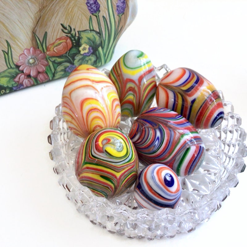 Glass Easter Eggs - Etsy