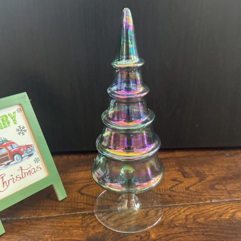 Glass Christmas Tree - Etsy