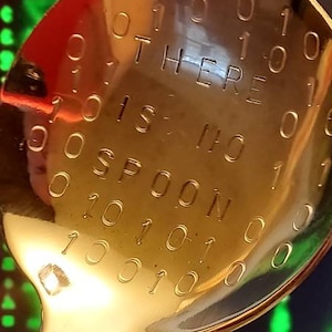 THERE is NO SPOON Binary Matrix. Matrix Resurrection Inspired, the ...