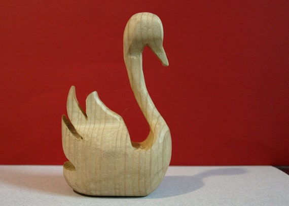 Wooden Swan Scrollsaw 3d Wooden Art | Etsy