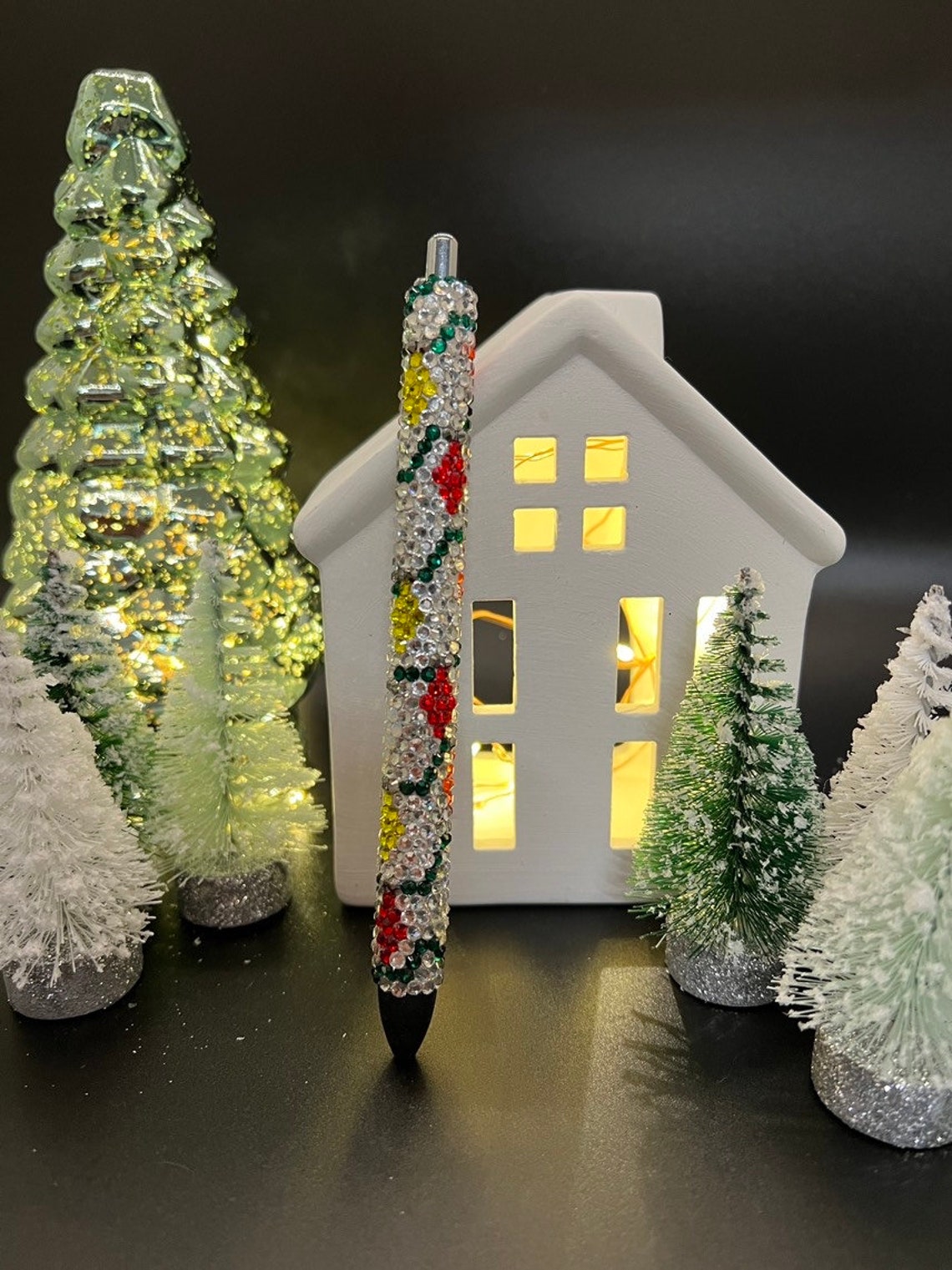 Christmas Light Rhinestone Pen / Bling Pen - Etsy