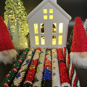 Santa Hat- Rhinestone Pen - Etsy