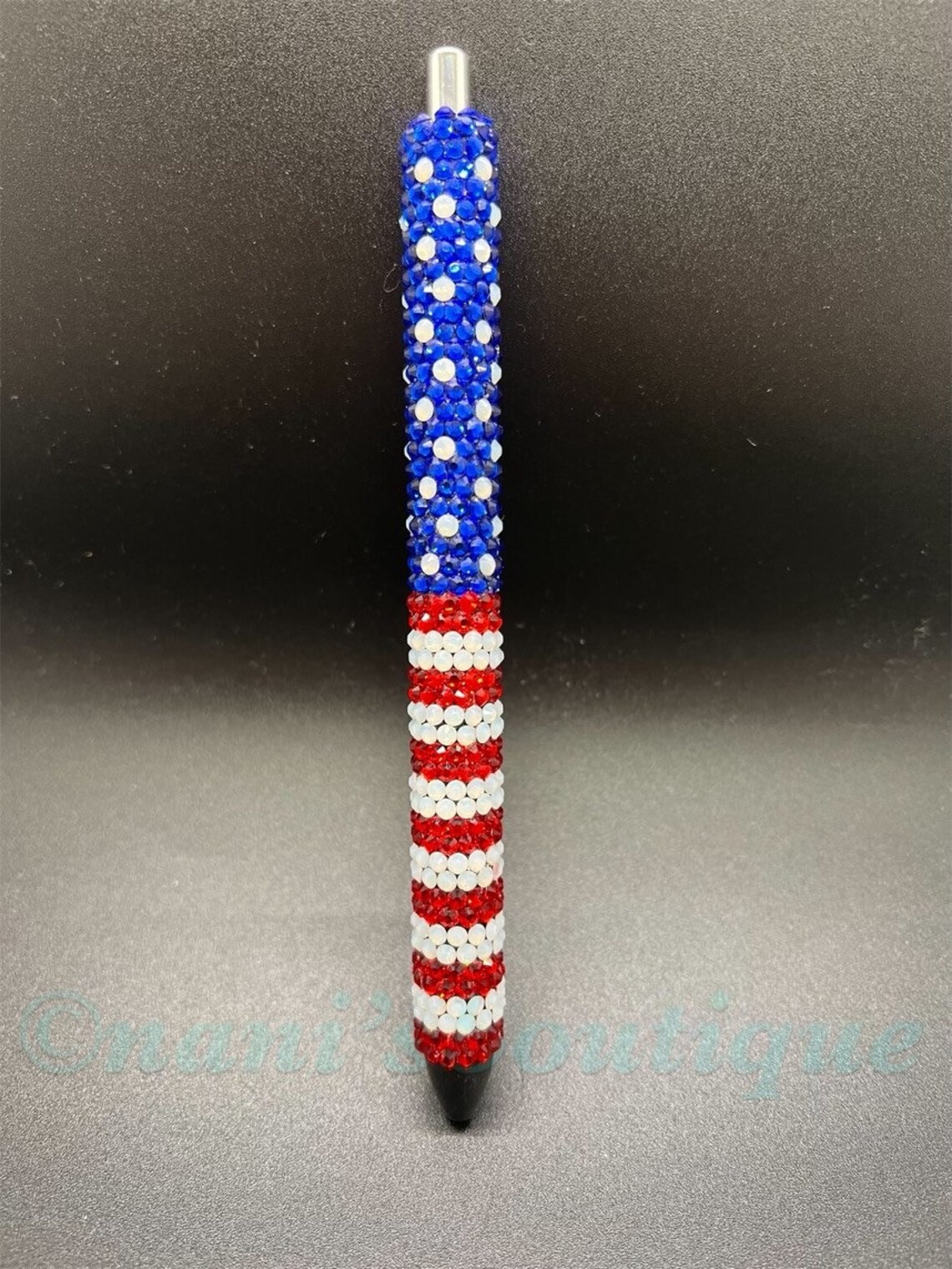 American Flag Inspired - Rhinestone Pen / Bling Pen - Etsy