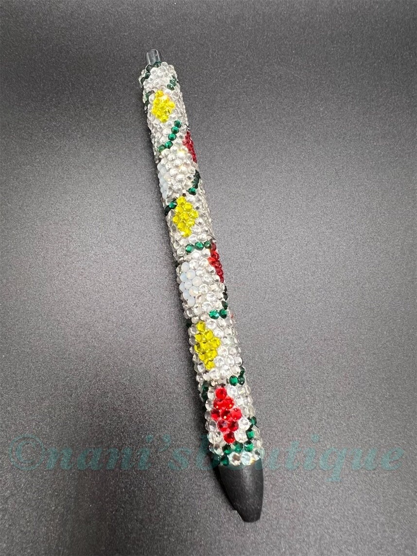 Christmas Light Rhinestone Pen / Bling Pen - Etsy
