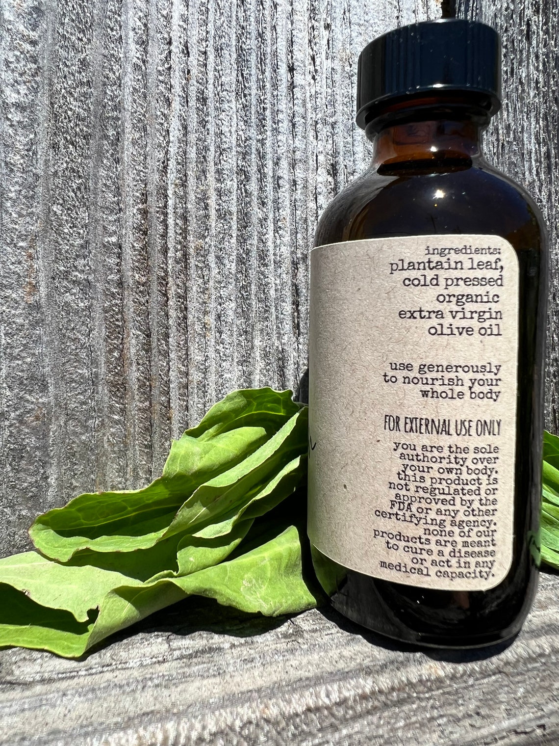 Plantain Herbal Oil - Etsy