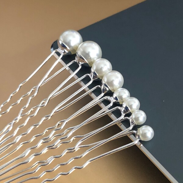 Silver Hair Pin - Etsy