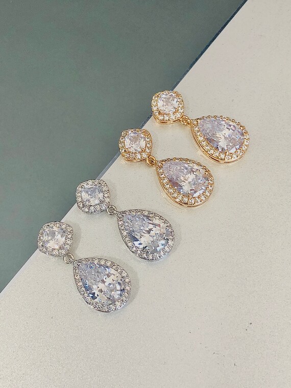 Etsy cubic zirconia earrings store