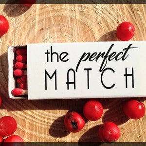 Favors Gifts for Guests - Personalised Wedding Matchbox - Match Made in ...