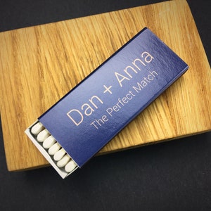 Set of the Perfect Match Matches * Personalized Matchbox * Custom ...