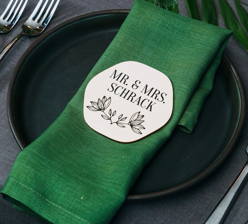 Photo Custom Wedding Favor Thank You Wedding Favor Names - Etsy