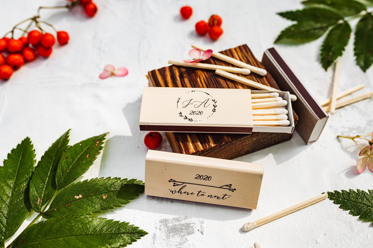 Rustic Wedding Matchboxes / GET LIT Matchboxes / Perfect MATCH - Etsy