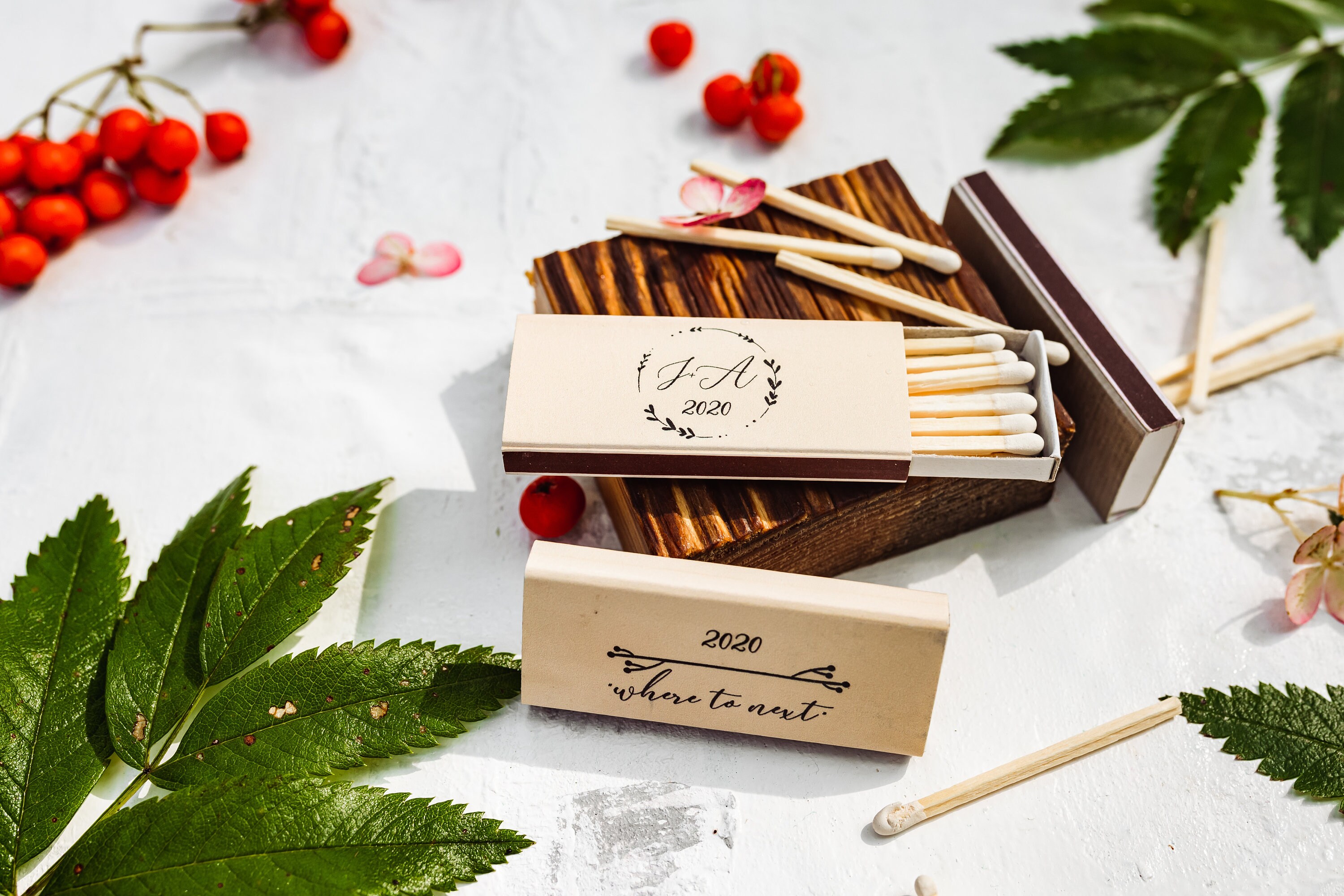 Rustic Wedding Matchboxes / GET LIT Matchboxes / Perfect MATCH - Etsy