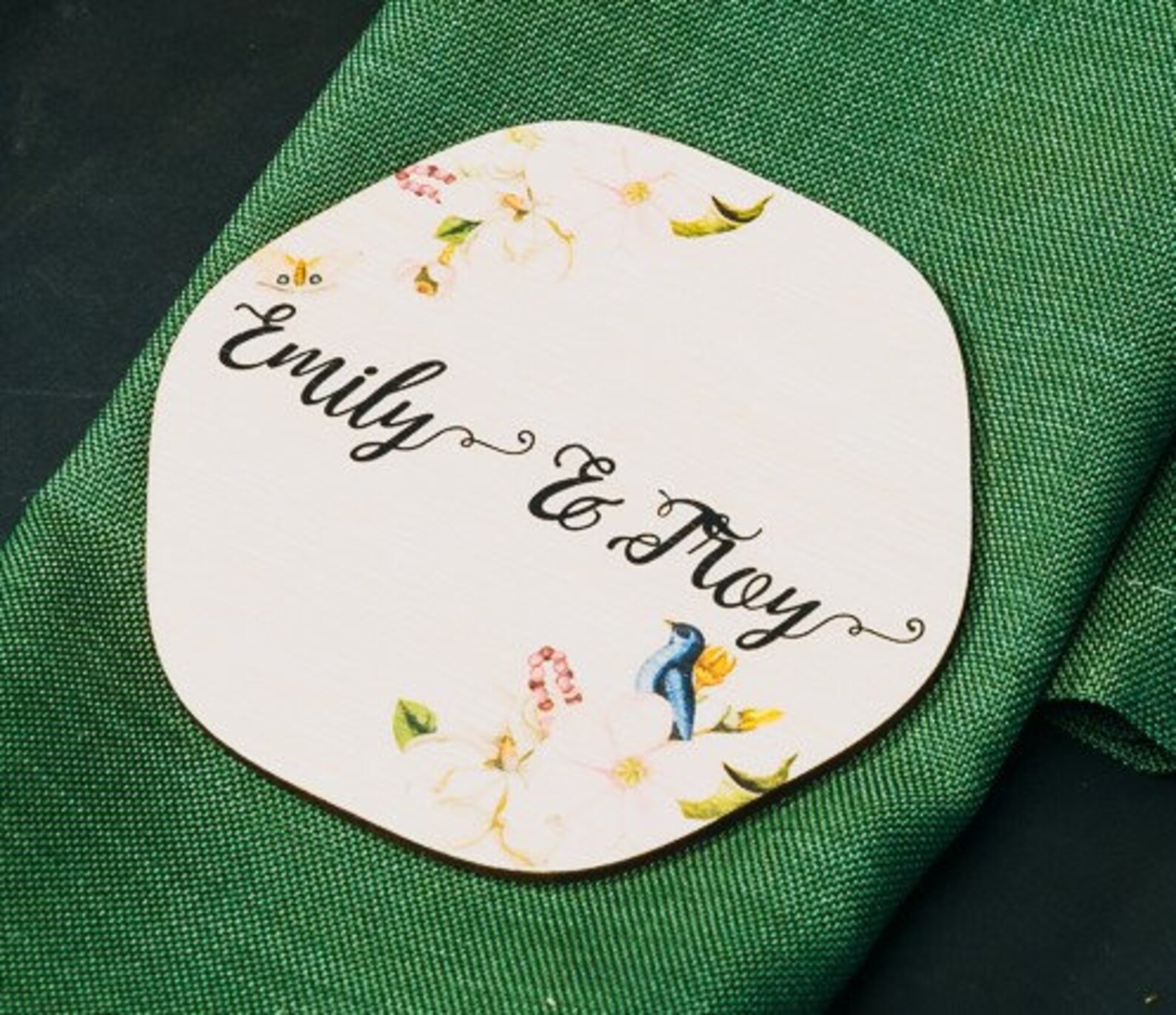 Photo custom wedding favor Thank you wedding favor Names | Etsy