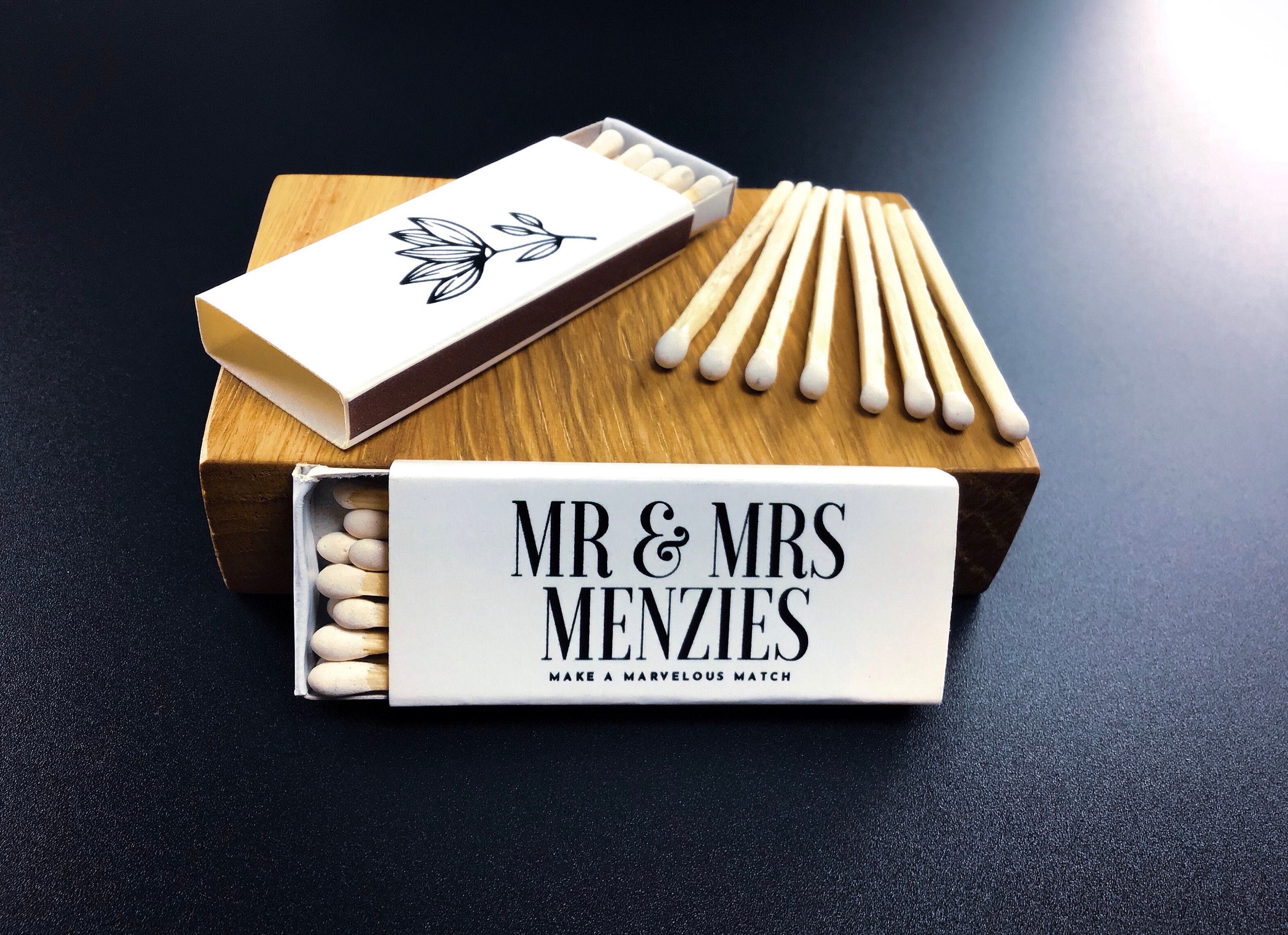 Personalized Mr and Mrs Matchboxes Custom Design Mr&mrs - Etsy