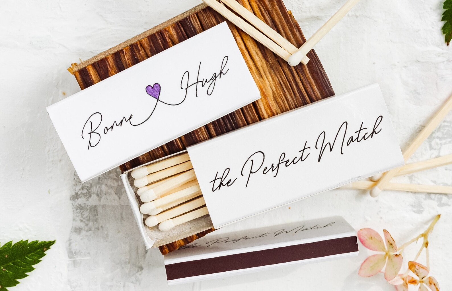 Rustic Wedding Matchboxes / GET LIT Matchboxes / Perfect MATCH - Etsy