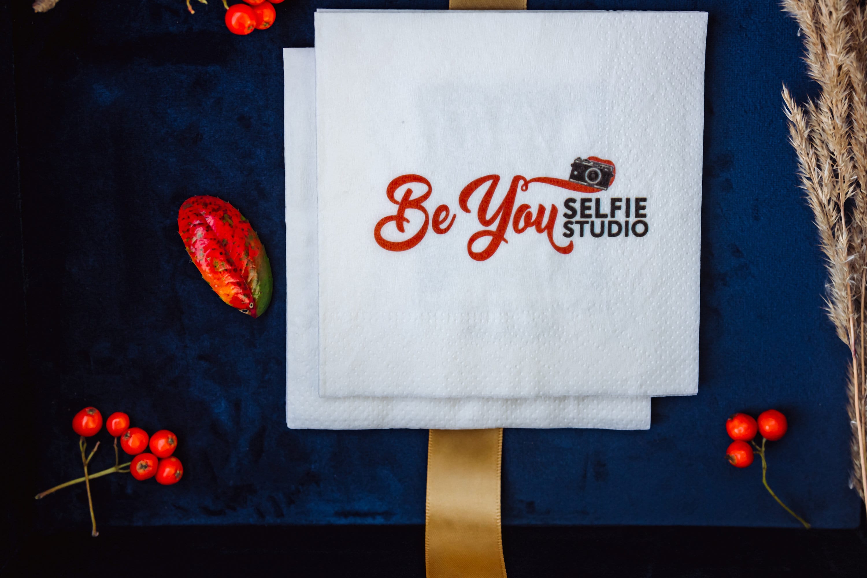 Set of 50 Personalized Colorful Logo Napkins Photo Napkins - Etsy