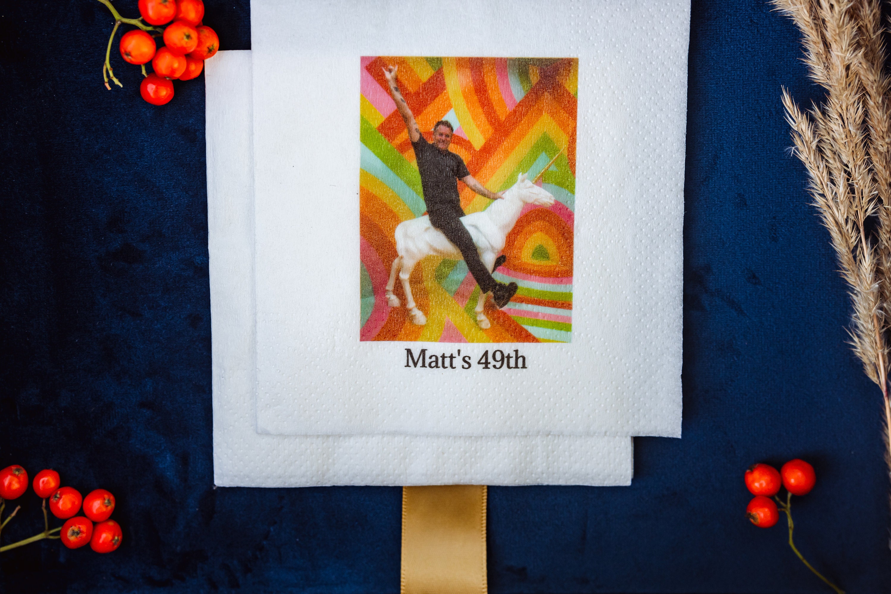 50 LOGO Napkins / Photo Napkins / Custom Serviette / Business - Etsy UK