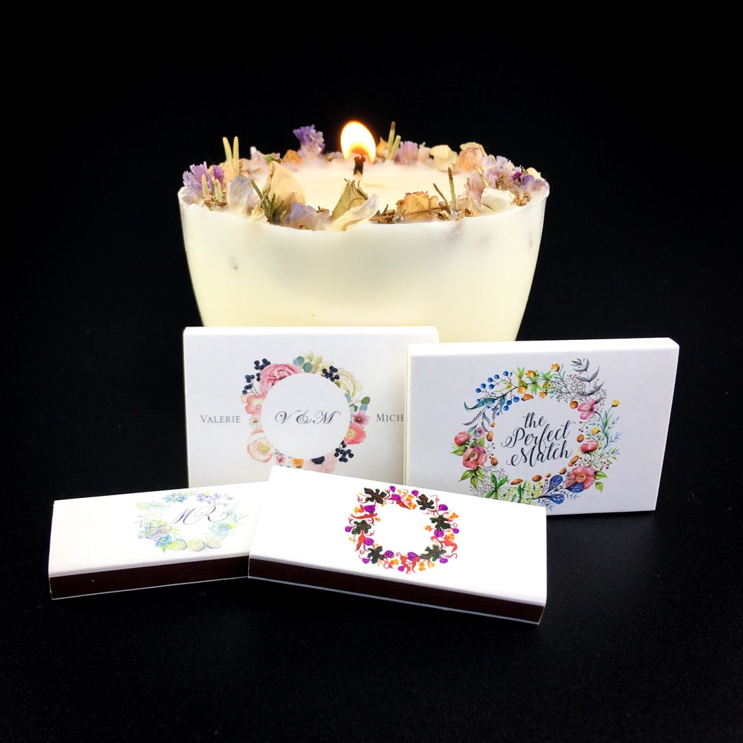 Set of Personalized Wedding Matchboxes - "the Perfect Match" Matchboxes ...