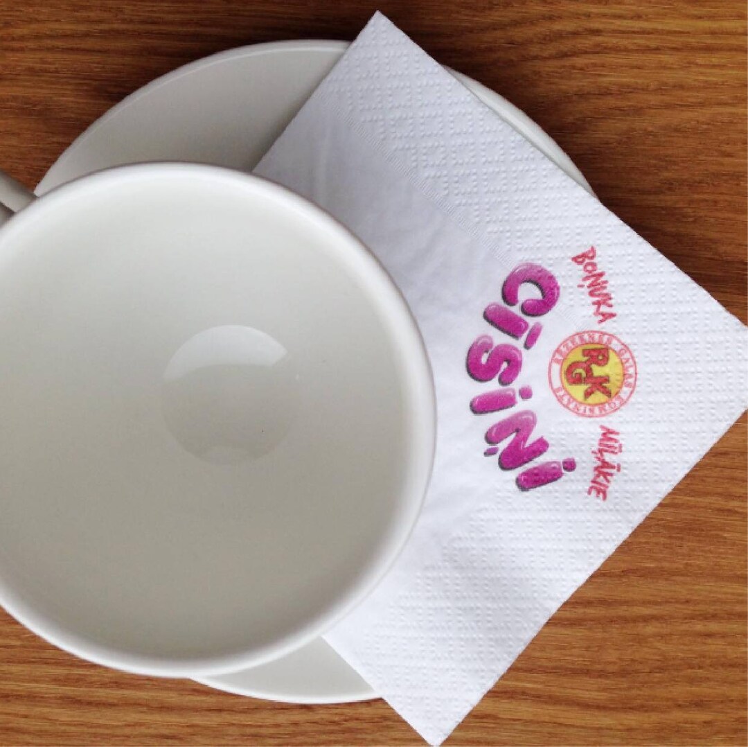 Set of 50 Custom Napkins for Company * Personalized Napkins * Photo ...